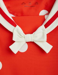 Polka Dots Sailor Swimsuit Red | Mini Rodini