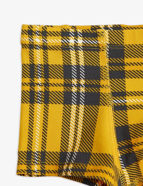 Upcycled Check Boxers Orange | Mini Rodini