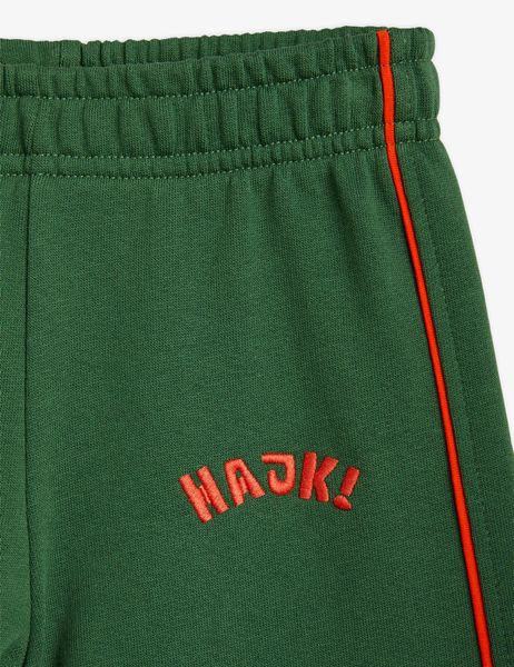 Hike Embroidered Sweatpants Green | Mini Rodini